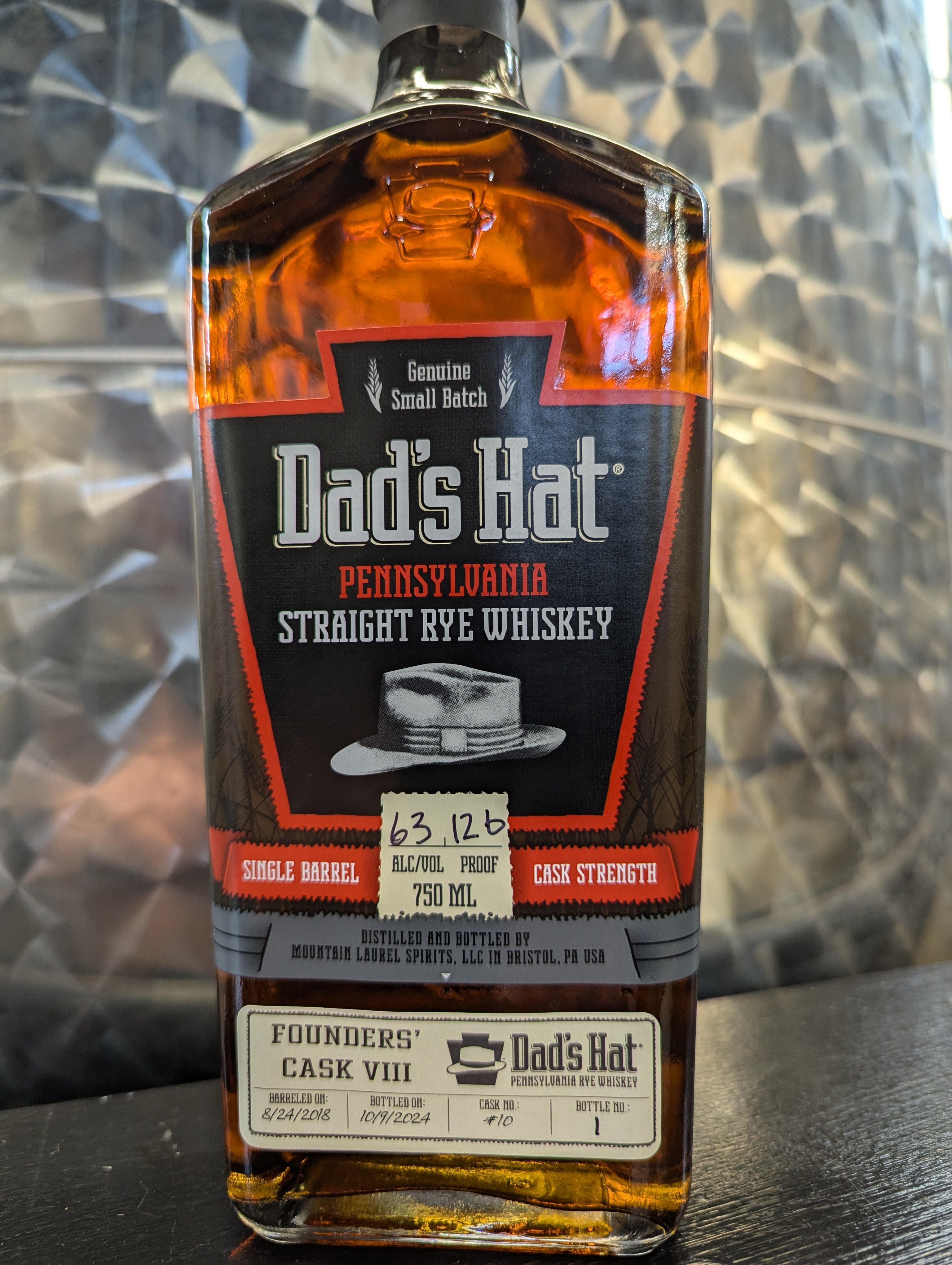 FOUNDERS' CASK VIII - SOLD OUT!! | Dad's Hat Rye Store